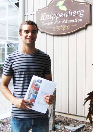 Student intern helps develop maintenance plan