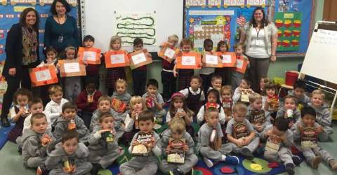 Reverend Brown School students in Thanksgiving spirit