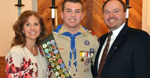 Scout Scott Byers earns highest rank