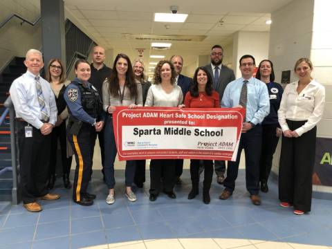 Sparta schools win Heart Safe designation