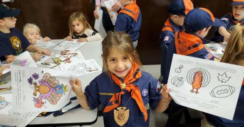 Scouts work on 'Operation Gratitude' ahead of Thanksgiving