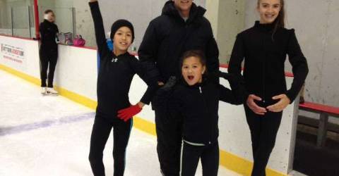 Students pass figure skating test