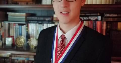 Valedictorian Alan Yeung has been named a U.S. Presidential Scholar