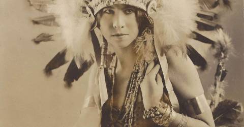 Princess White Deer exhibit at historical society