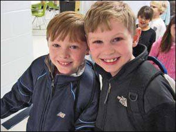 Dengler brothers welcome dad, Col. Ralph, home from Iraq