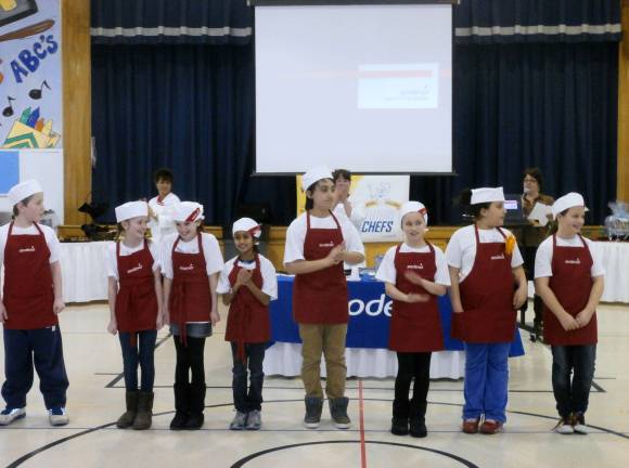 Students cook off to create tasty, healthy sandwiches