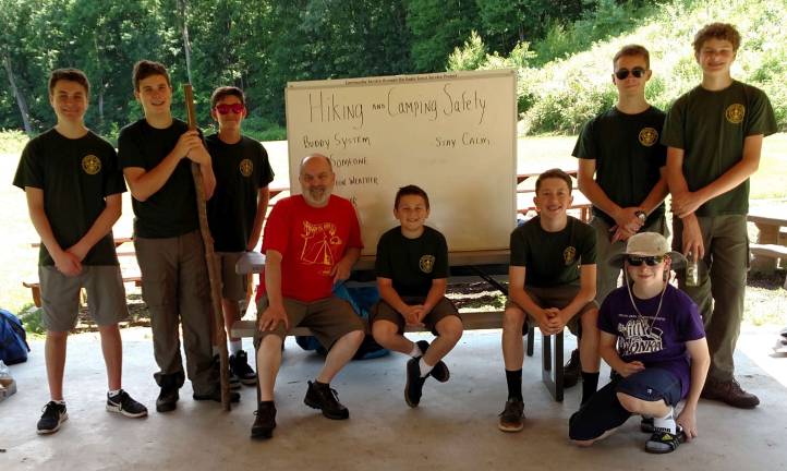 Scouts instruct in safety